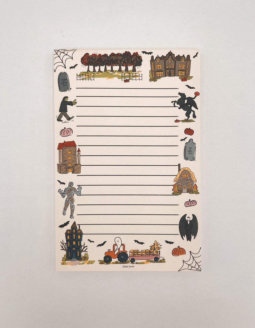 Stationary – Pumpkin & Gray